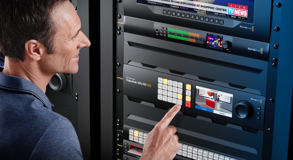 Blackmagic Design Announces New Blackmagic Videohub 120x120 12G Router ...